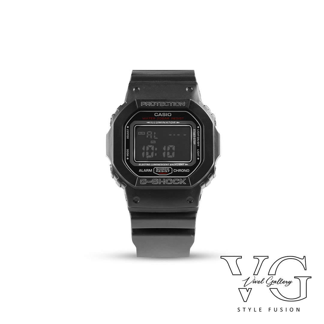 خرید ساعت مچی دیجیتال Casio G-Shock Square مشکی بند داخلی قرمز